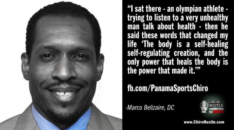 The Story of an Olympian Chiropractor with Dr Marco Belizaire DC ...